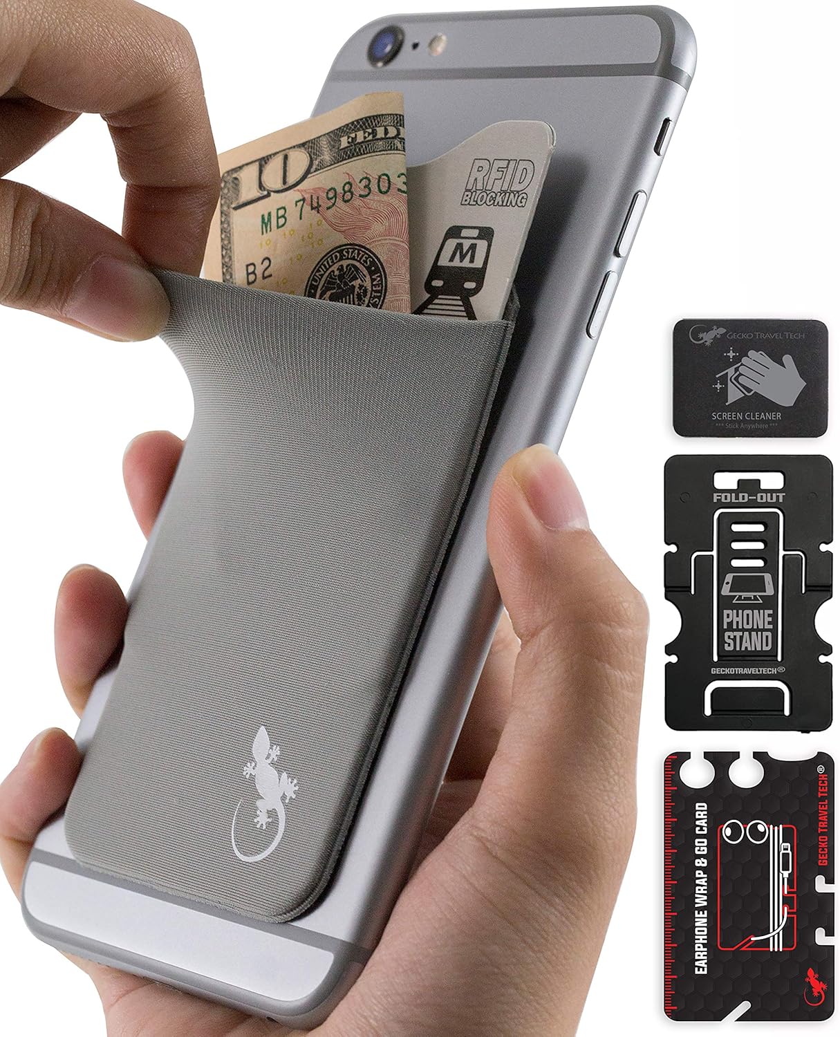 Sticky Card Holder for Phone – Mobile Phone Stand – Adhesive Card ...