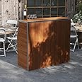 Amazon.com: Flash Furniture 4' Laminate Foldable Portable Event Bar ...