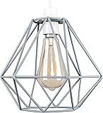 Retro Style Grey Metal Basket Cage Ceiling Pendant Light Shade ...