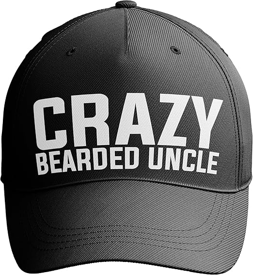 Crazy Bearded Uncle Baseball Cap - Funny Birthday Gifts for Uncle ...