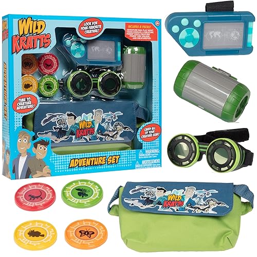 Wild Kratts Adventure Playset - 8pc Set Includes Goggles, Creature Pod ...