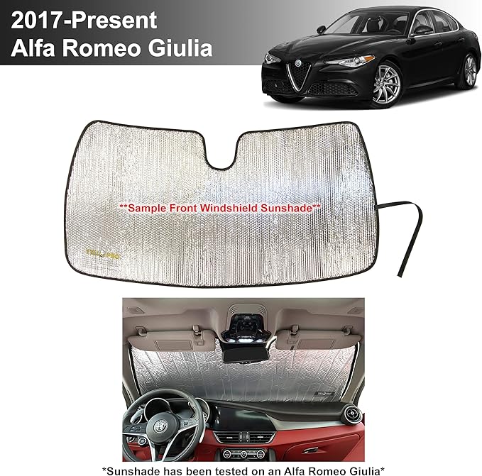 YelloPro Custom Fit Reflective Front Windshield Sunshade for 2017 2018 ...