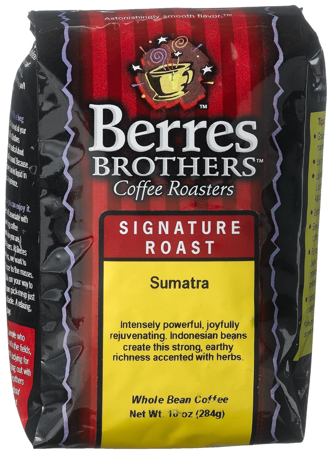 Berres Brothers Coffee Roasters Sumatra Dark Coffee, Whole Bean, 10 ...