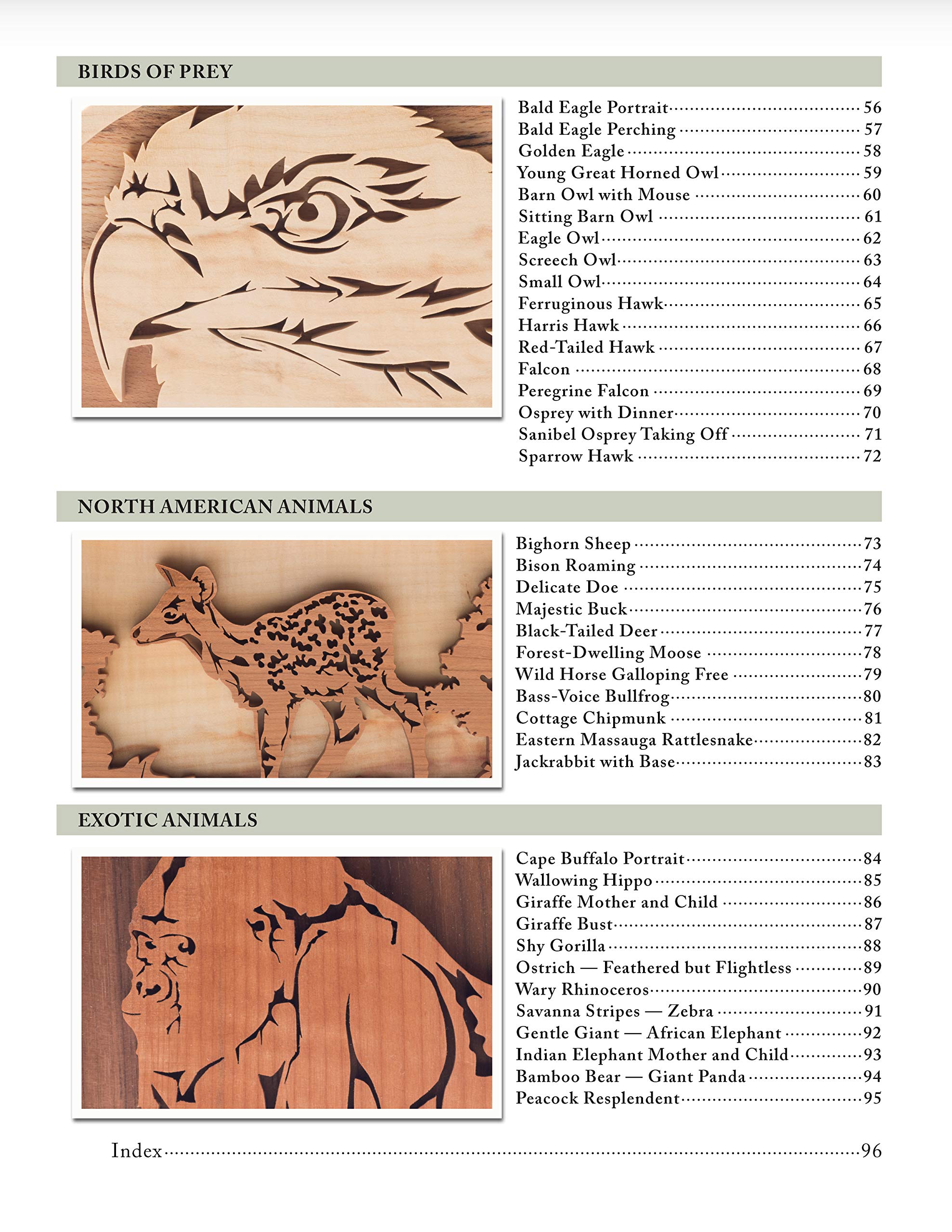Woodworker's Pattern Book: 78 Realistic Fretwork Animals (Fox Chapel ...