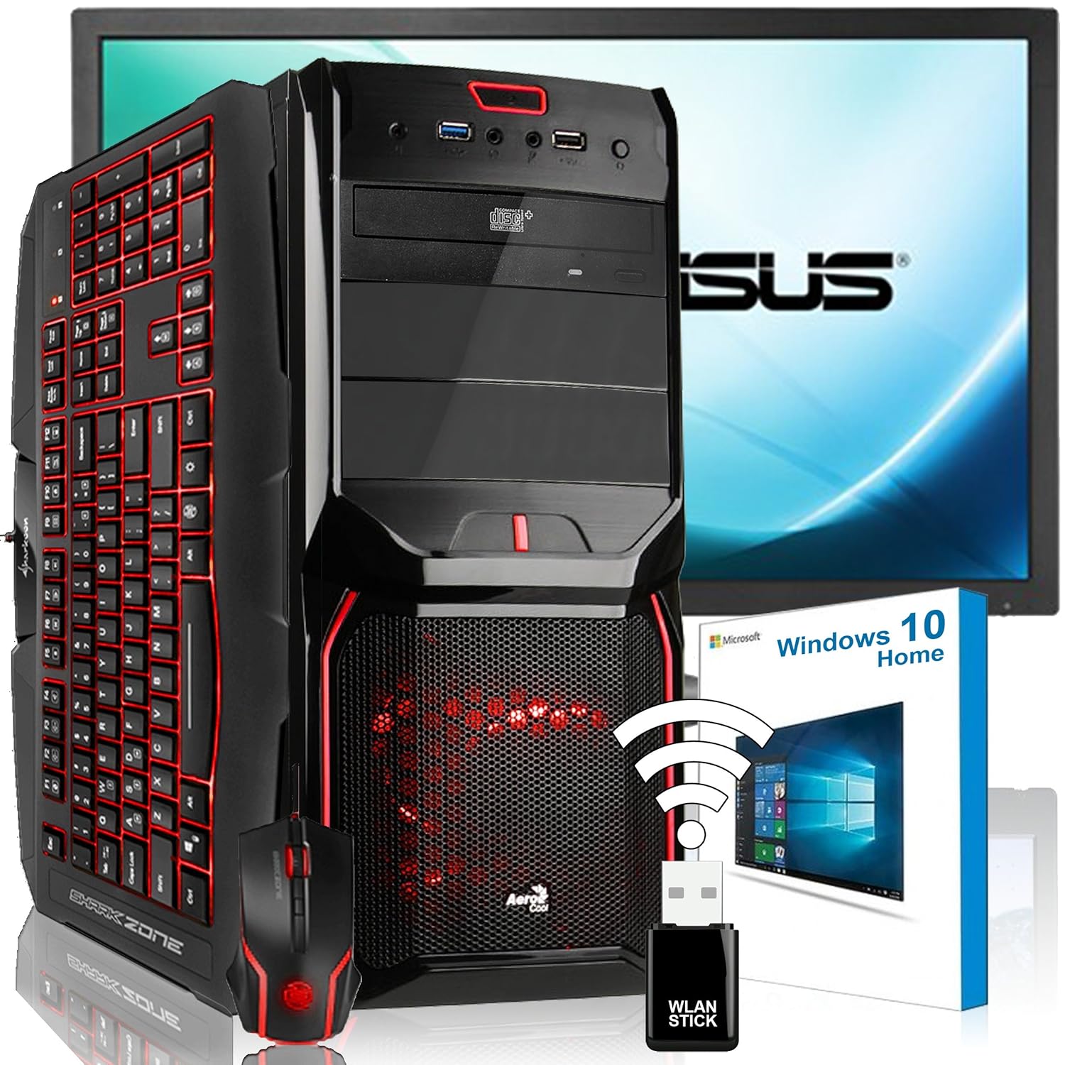 Agando Silent-Gaming-Pc-Komplettpaket | Intel Core I5: Amazon.de ...