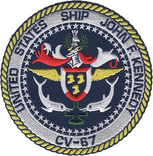 Amazon.com: CV-67 USS John F Kennedy Patch: Clothing