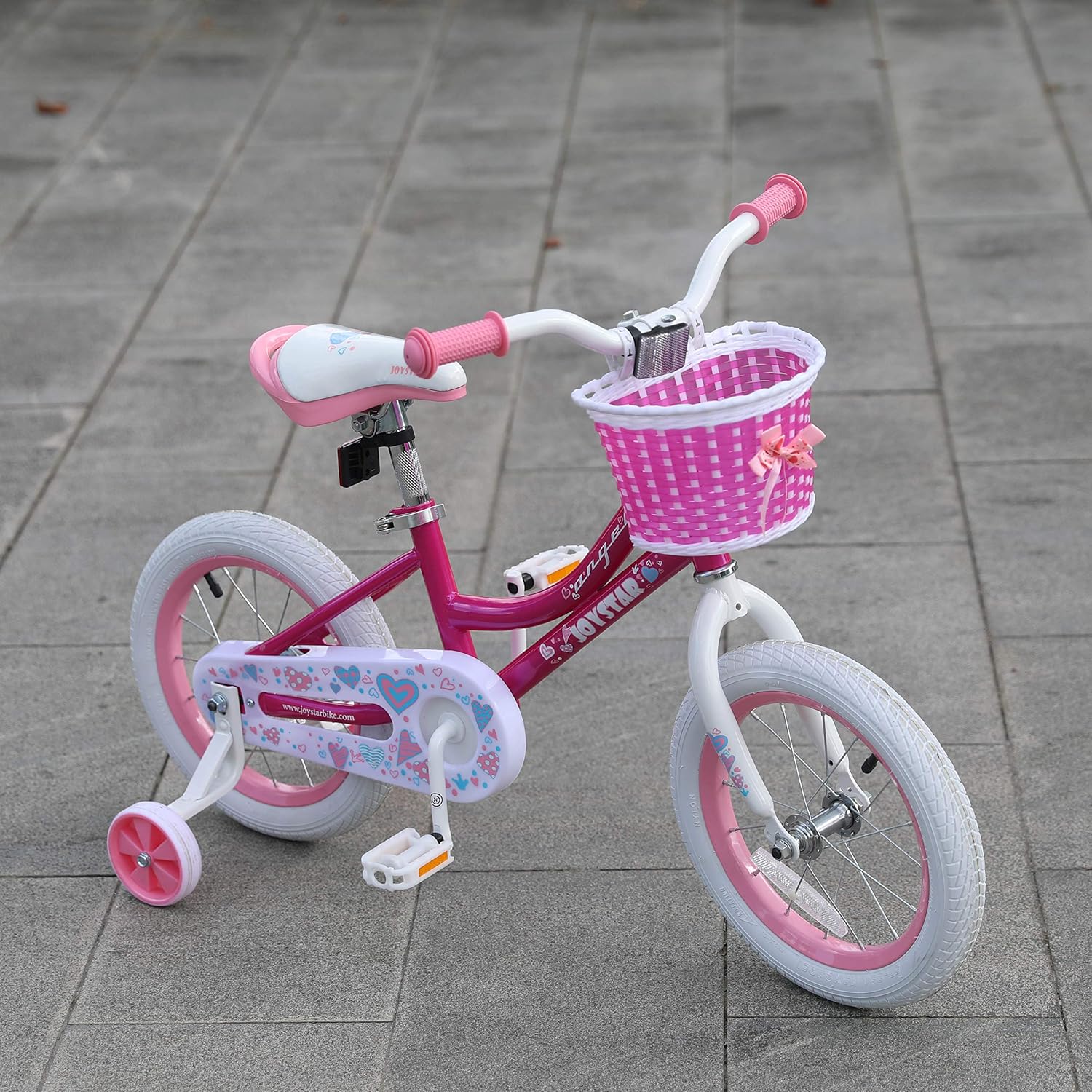 JOYSTAR Girls Bike with Training Wheels for 12 14 16 Inch Bike ...