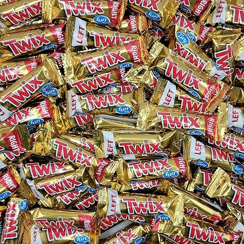 Twix Caramel and Milk Chocolate Fun Size Cookie Bar – LEFT and RIGHT ...