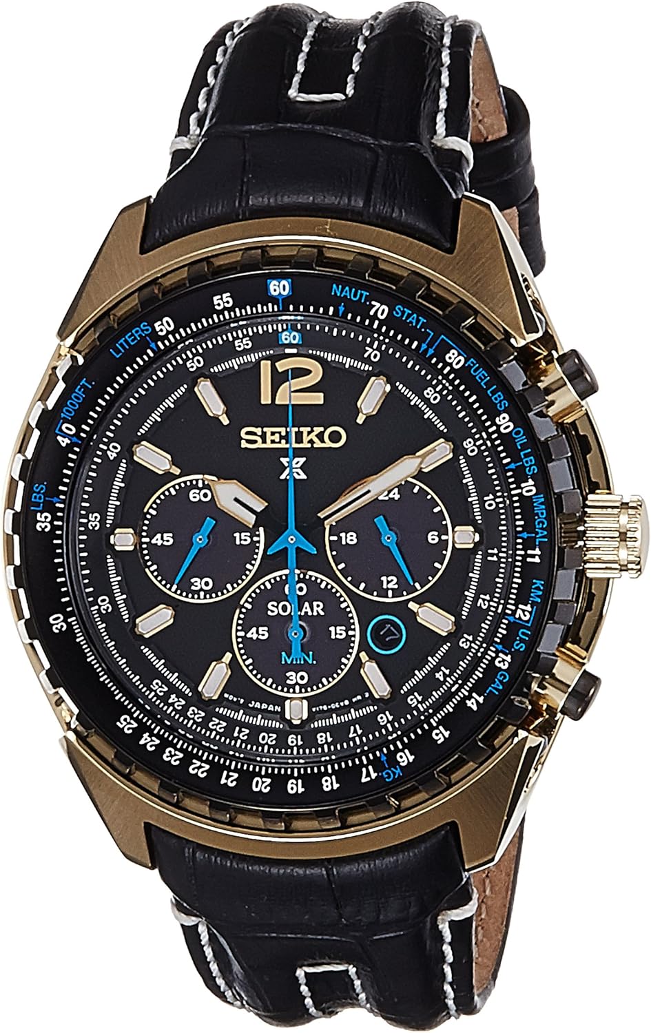 Watch Seiko Prospex SSC264P1 Aviator Solar Man: Amazon.co.uk: Watches