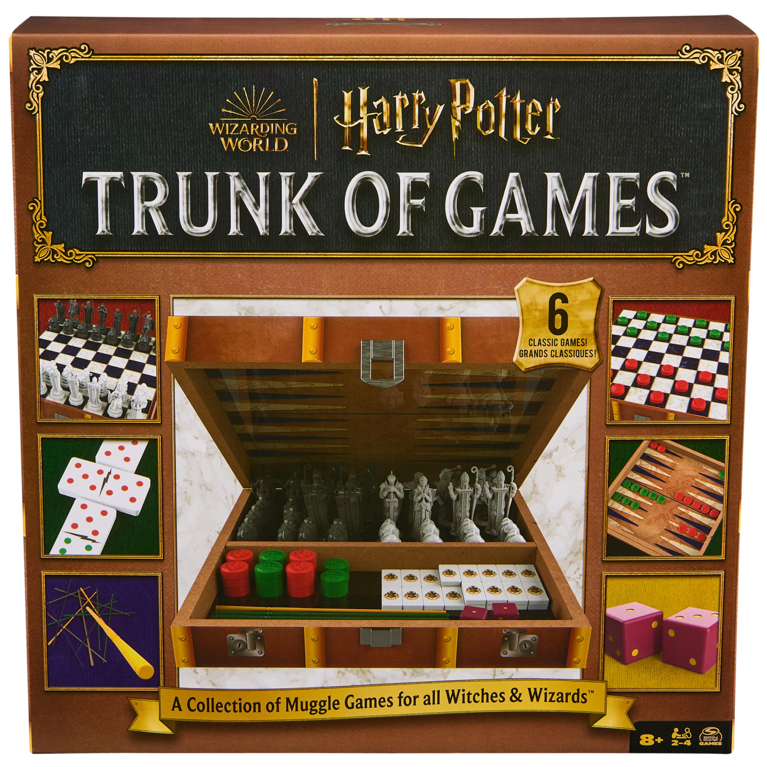 Spin Master Games, Wizarding World Of Harry Potter Trunk Of Games 6-in ...