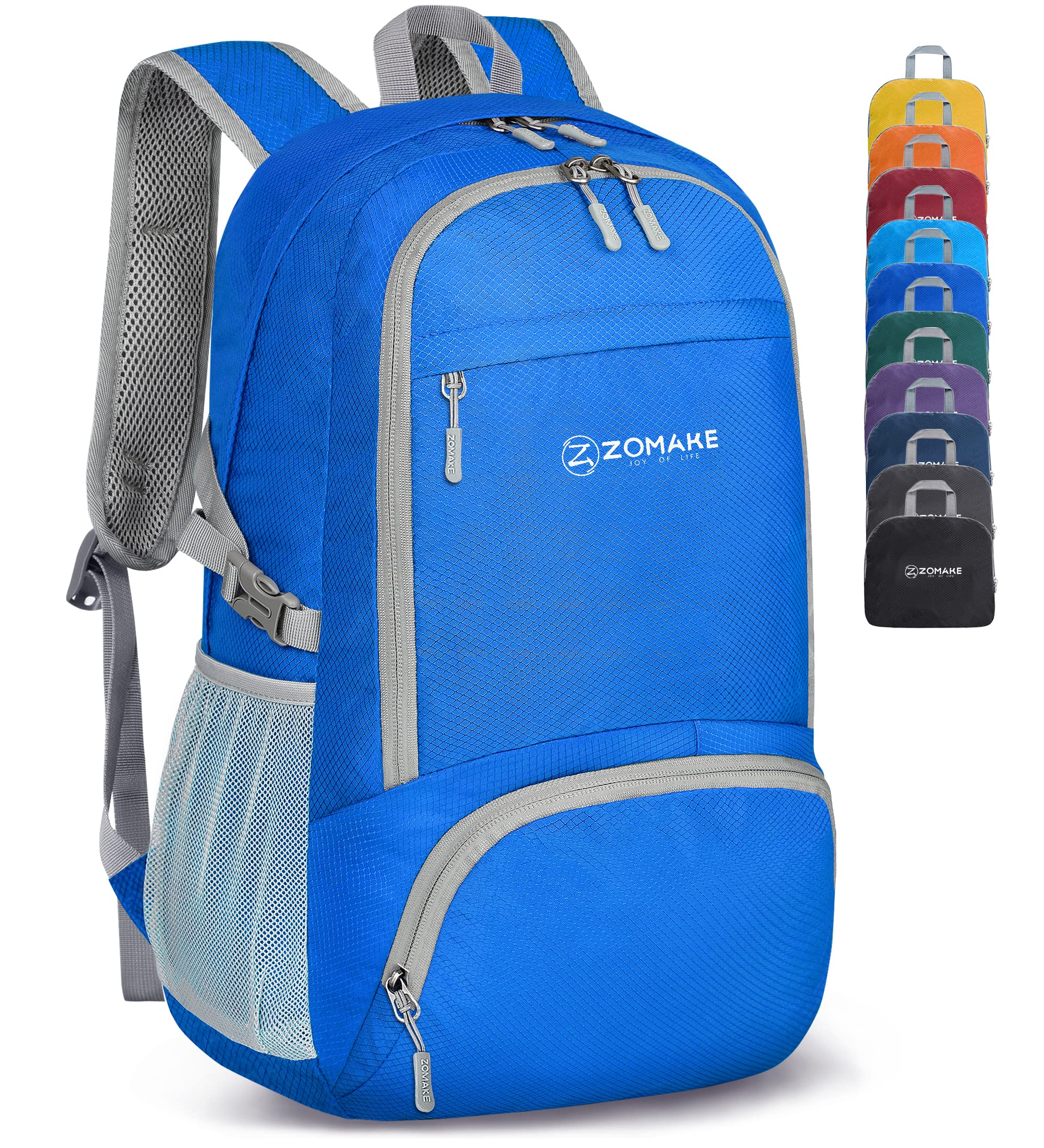 ZOMAKE Lightweight Packable Backpack 30L, Foldable Hiking Backpacks ...
