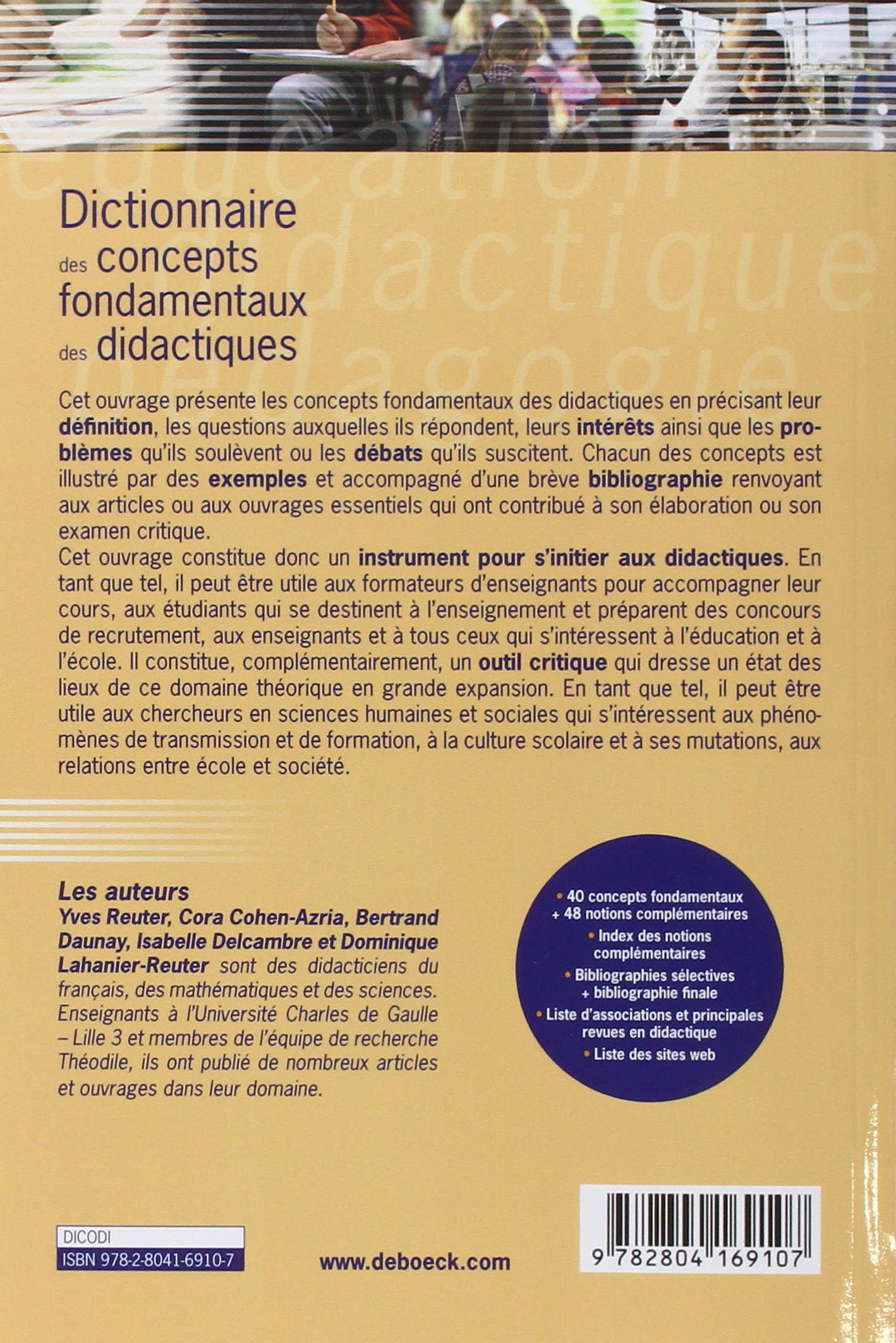 télécharger dictionnaire de didactique gratuit