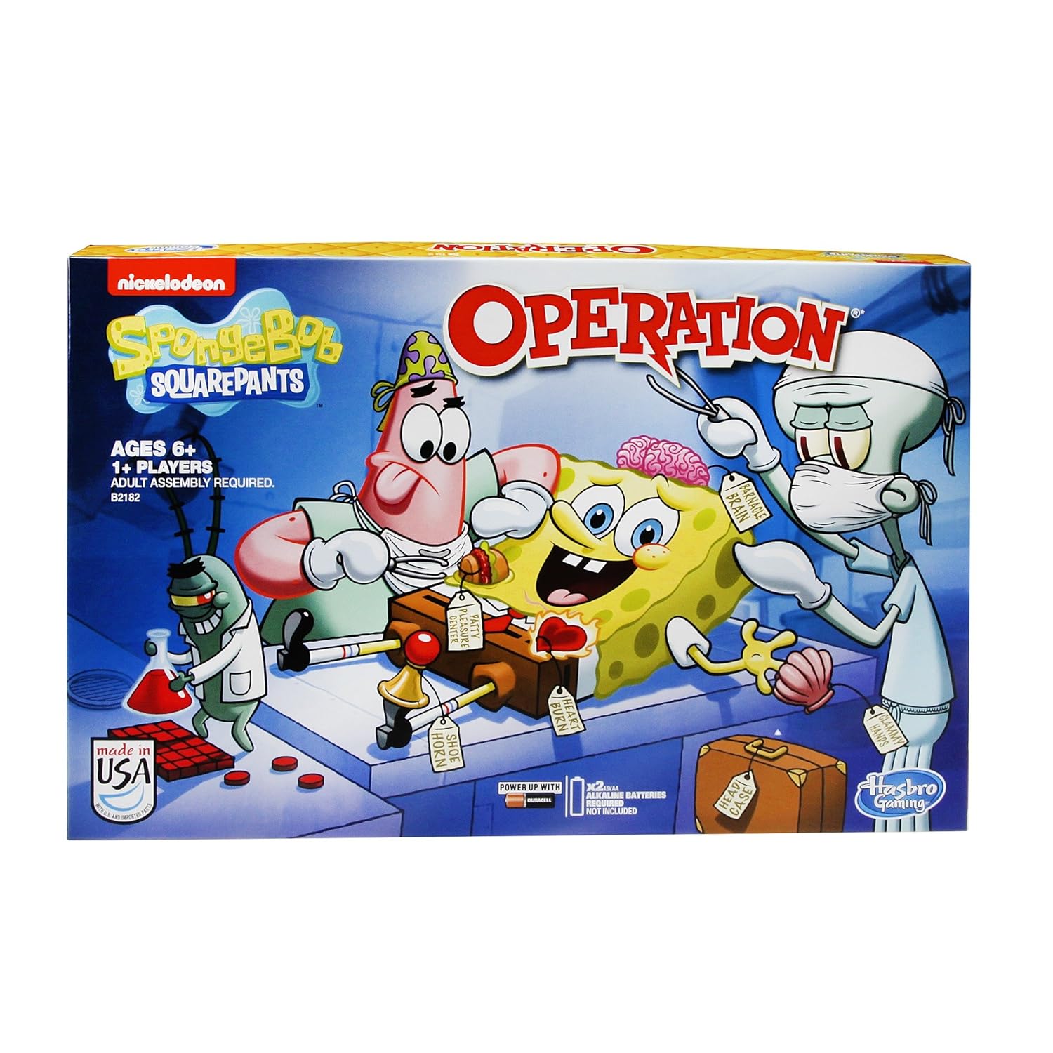 Games SpongeBob SquarePants Operation Game Hasbro B2182 Board Games