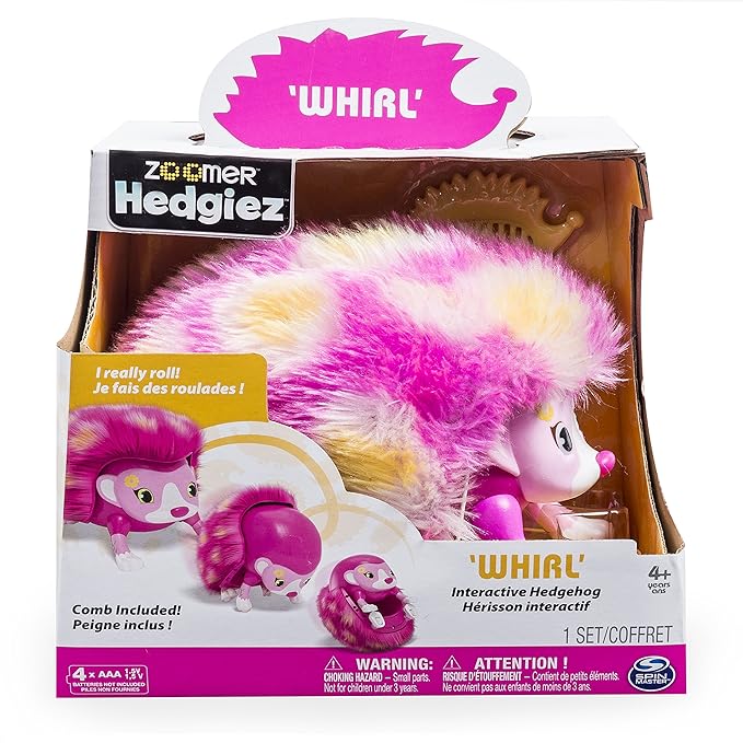 Zoomer 6031225 Hedgiez, Whirl, Interactive Hedgehog with Lights, Sounds ...