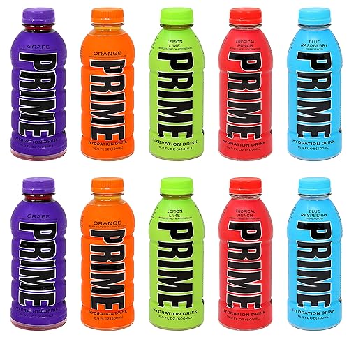 Prime Hydration Drink Variety 10 Pack - 5 Delicious Flavors - Prime ...