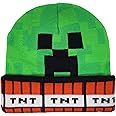Amazon.com: Minecraft Creeper TNT Blocks Beanie Hat for Boys : Clothing ...