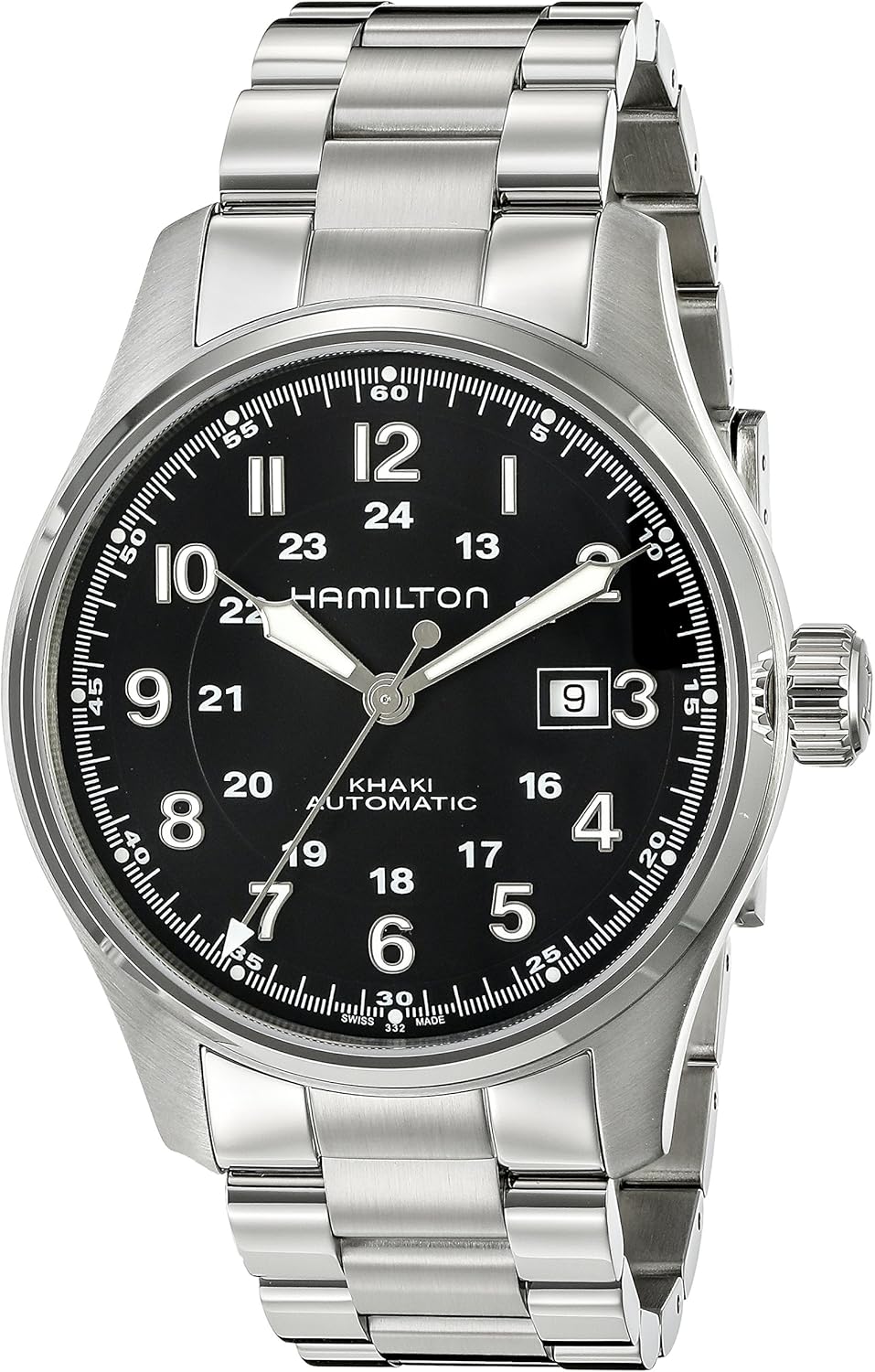 Hamilton Reloj Analogico para Hombre de Automático con Correa en Acero ...