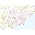 Toronto, Ontario Postal Code Forward Sortation Areas - 48" x 36 ...