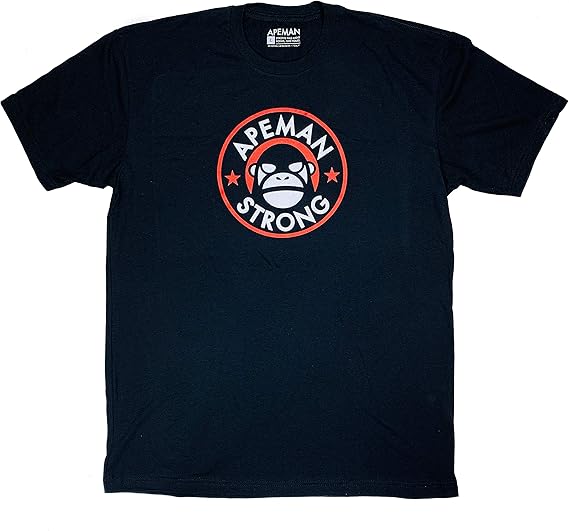 Apeman Strong Men's Athletic Workout Short Sleeve MMA Walkout Shirt ...