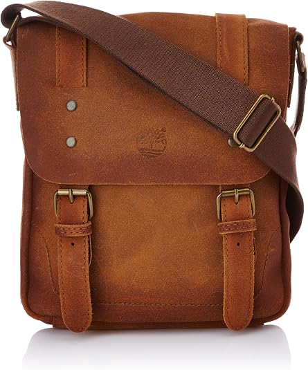Timberland leather goods Mens MULTIFUNCTION Messenger bags Brown Braun ...
