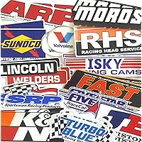 Amazon.com: Racing Decal Sticker 26 Piece Assortment Pack in Pairs ...