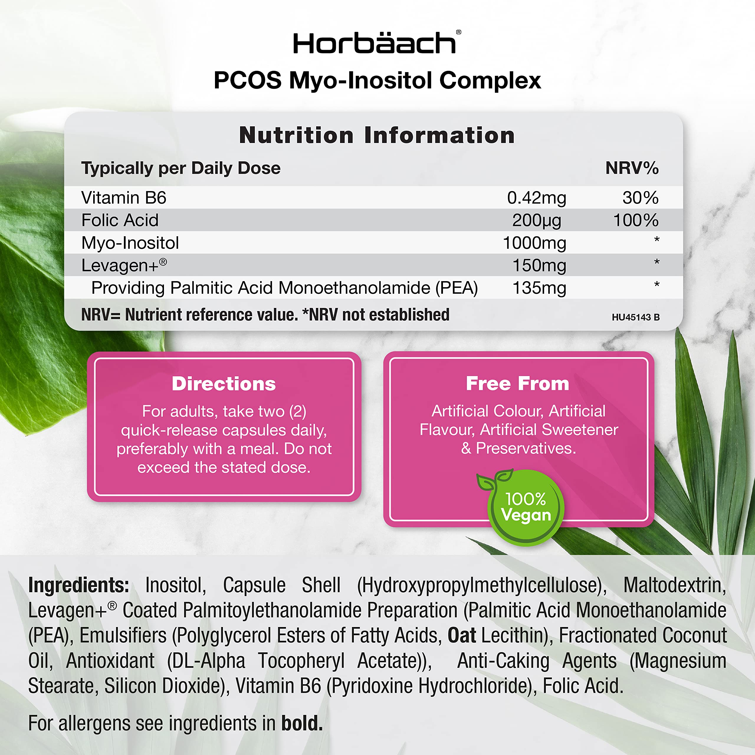 Mua Myo-Inositol PCOS Supplement | 120 Vegan Capsules | All-in-One PCOS ...