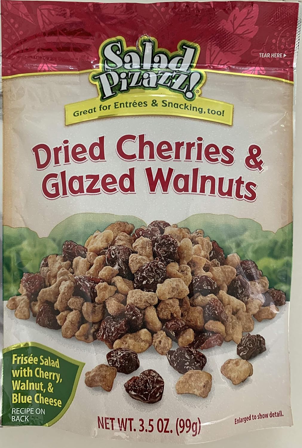 Amazon.com : Salad Pizazz Dried Cherries and Glazed Walnuts, 3.5 Ounce ...