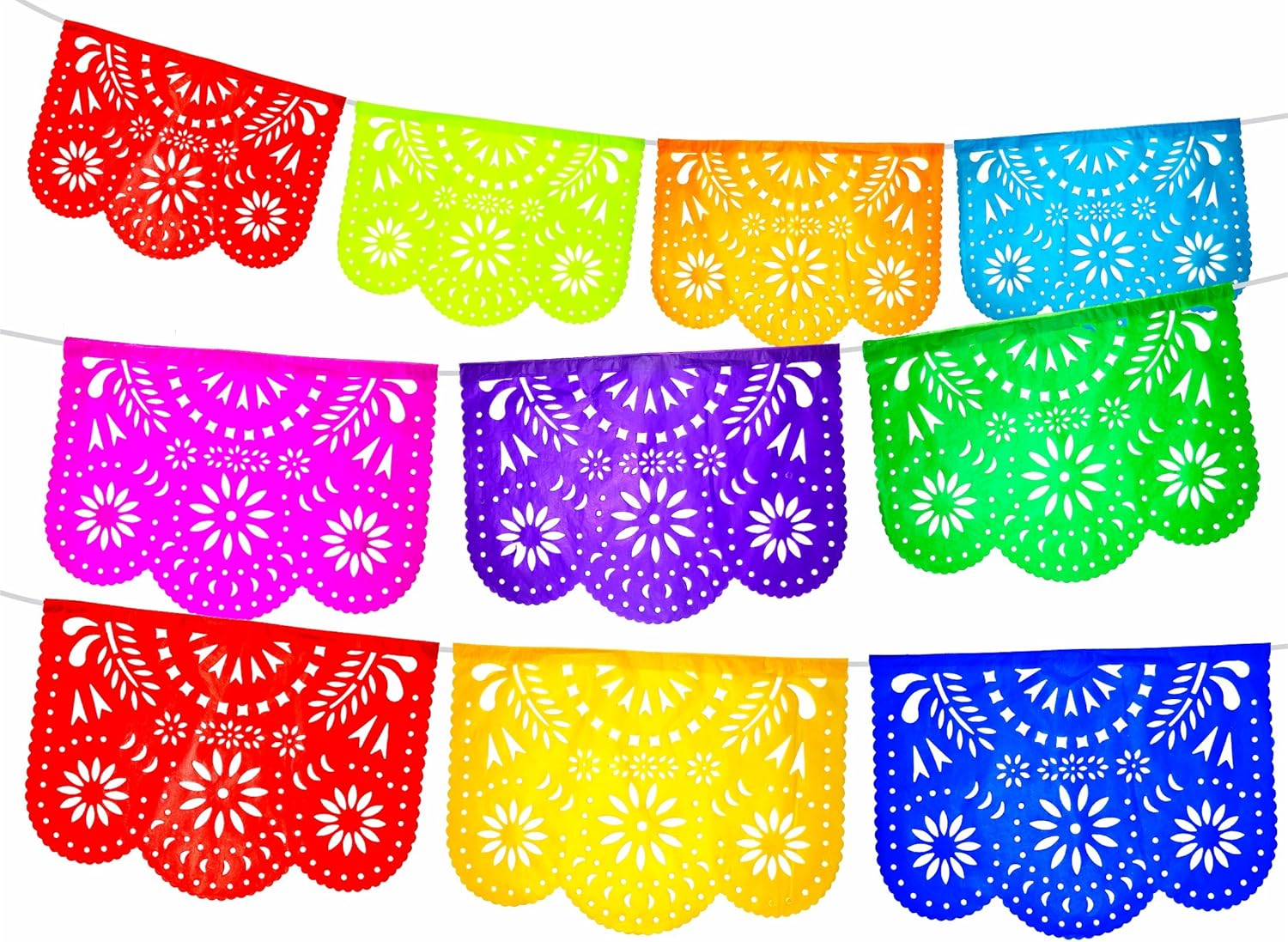 Amazon Fiesta Brands Mexican Papel Picado Banner Colores De 