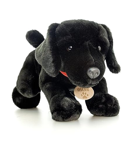 BLACK LABRADOR SOFT AND CUDDLY TOY: Amazon.co.uk: Toys & Games