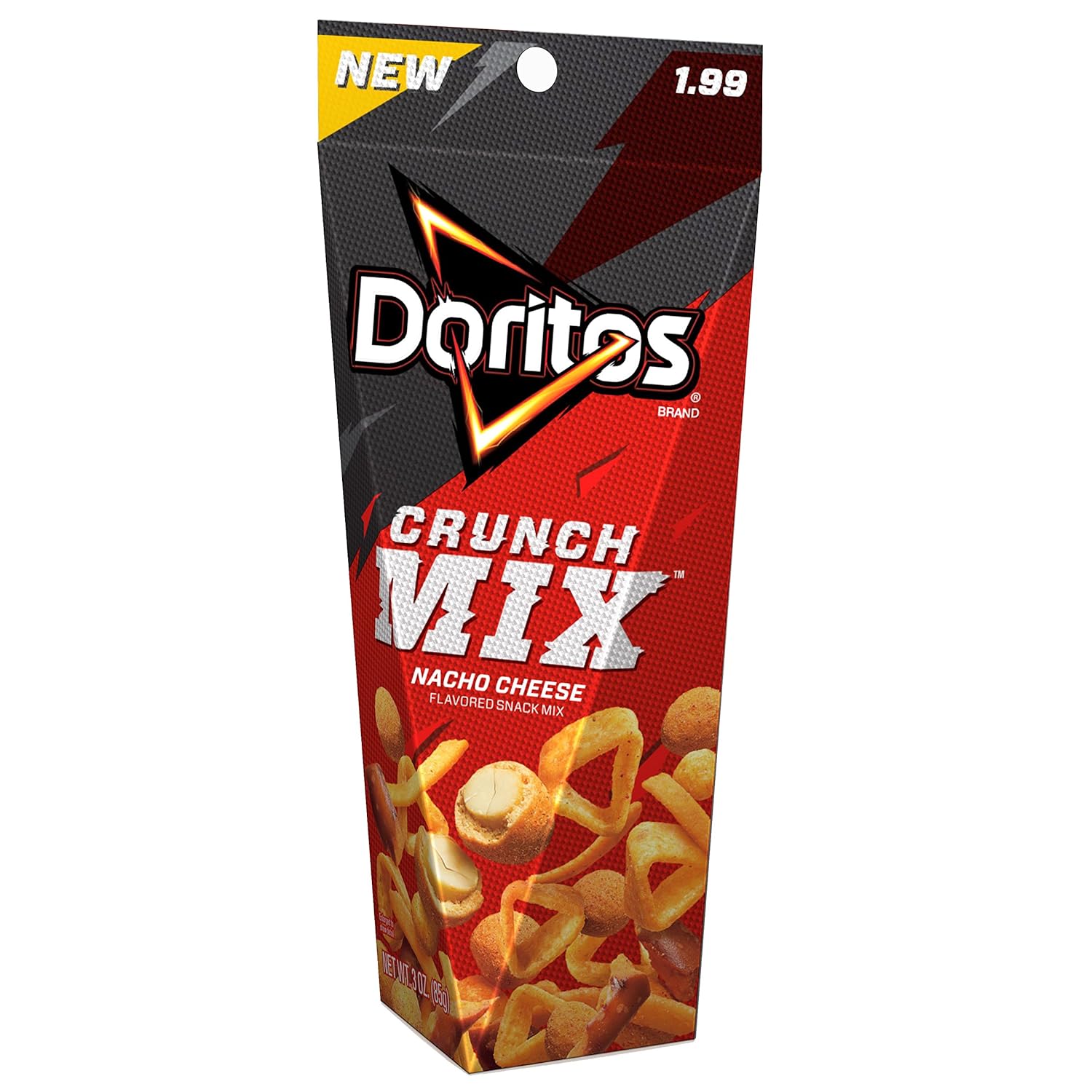 Amazon.com : Doritos Crunch Mix Nacho Cheese Flavored Snack Mix, 3 ...