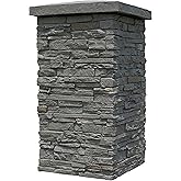 NextStone Slatestone 16" x 16" x 30" Faux Polyurethane Stone Column ...
