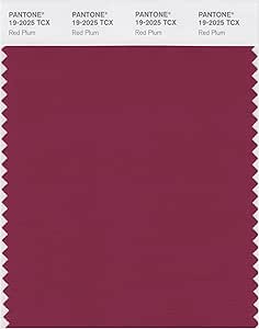 PANTONE Smart 19-2025X Color Swatch Card, Red Plum - House Paint ...