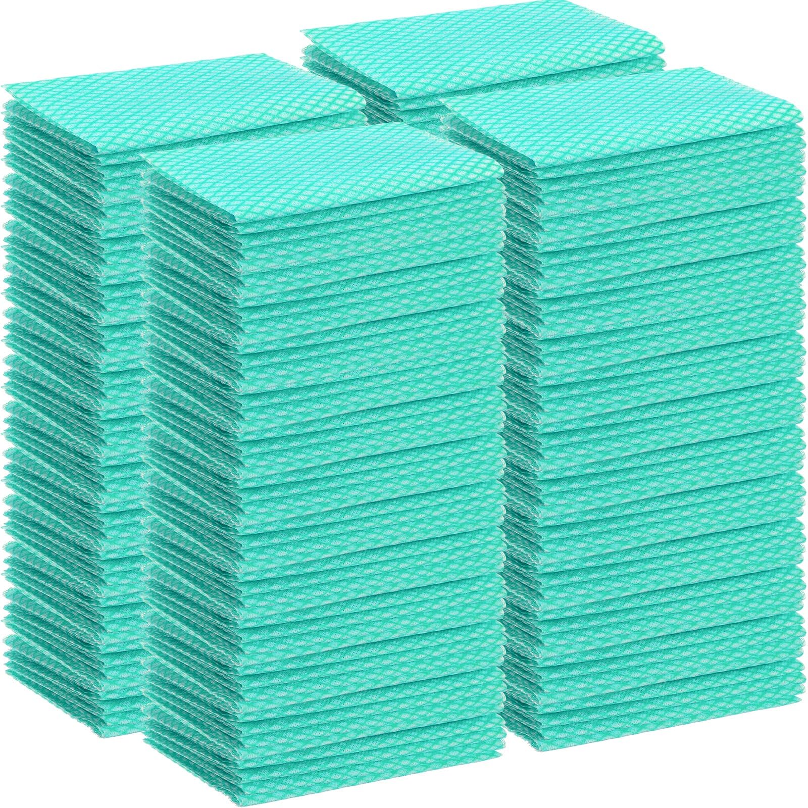 Tioncy 400 Pcs Disposable Cleaning Cloths Reusable Handy Wipes for ...