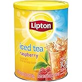 Amazon.com: Lipton Raspberry Iced Tea Mix, Sweetened, Makes 10 Quarts