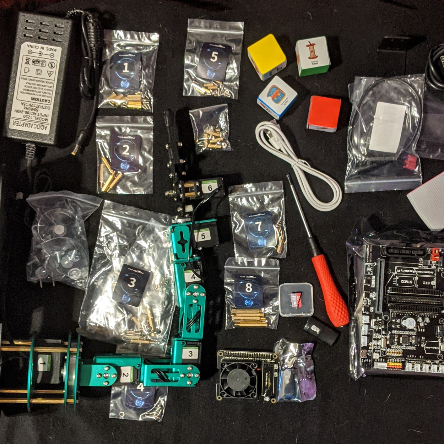 $49/mo - Finance Yahboom Robotic Arm Raspberry Pi Robot Kit AI Hand ...