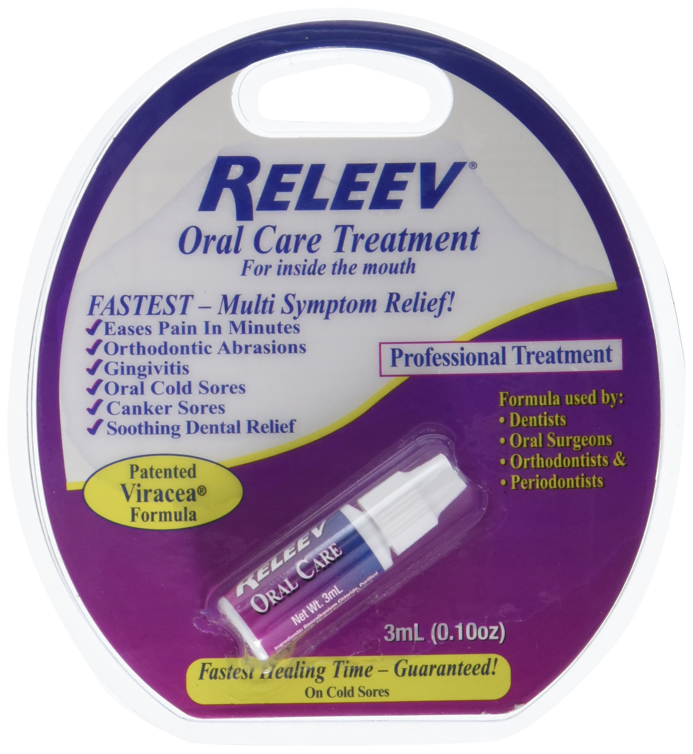 Amazon.com: RELEEV 1 Day Cold Sore Treatment 6 mL (Pack of 3): Health ...