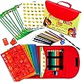 Amazon.com: Drawing Stencils for Kids Kit & Carry Case – – Child-Safe ...