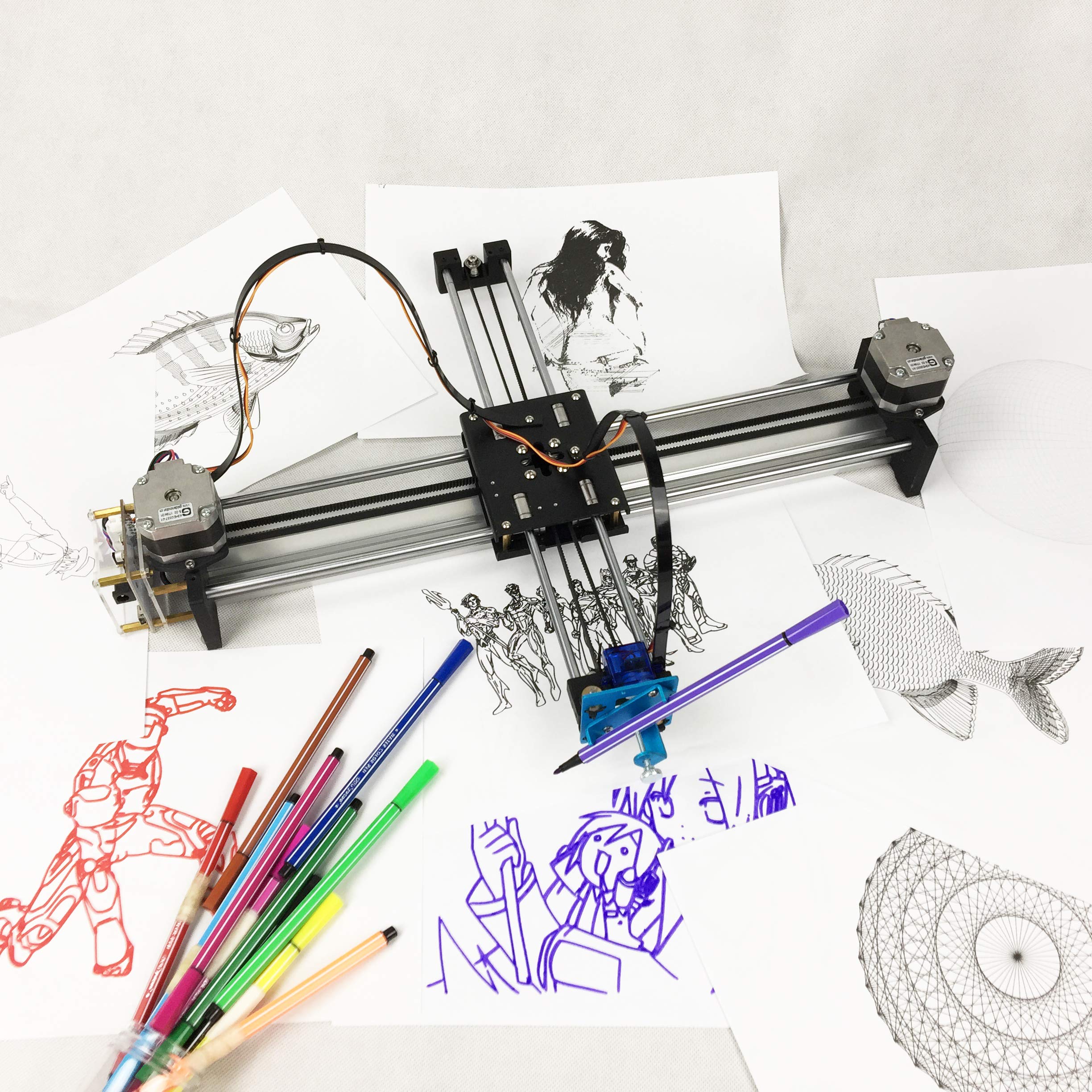 GoooGi Geek-Lab Assembled XY Plotter - Drawing Robotics - Painting ...
