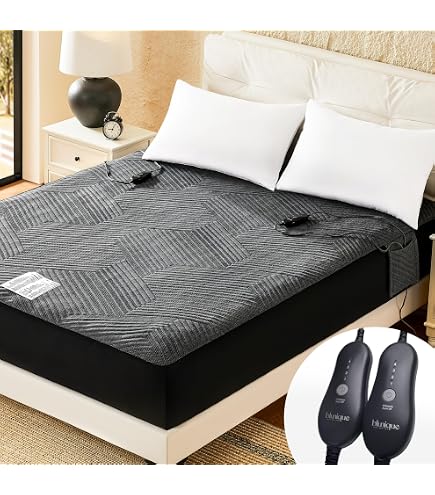 Dual Temp Mattress Pad Sunbeam Heated Mattress Pad | Quilted, 10 Heat ...