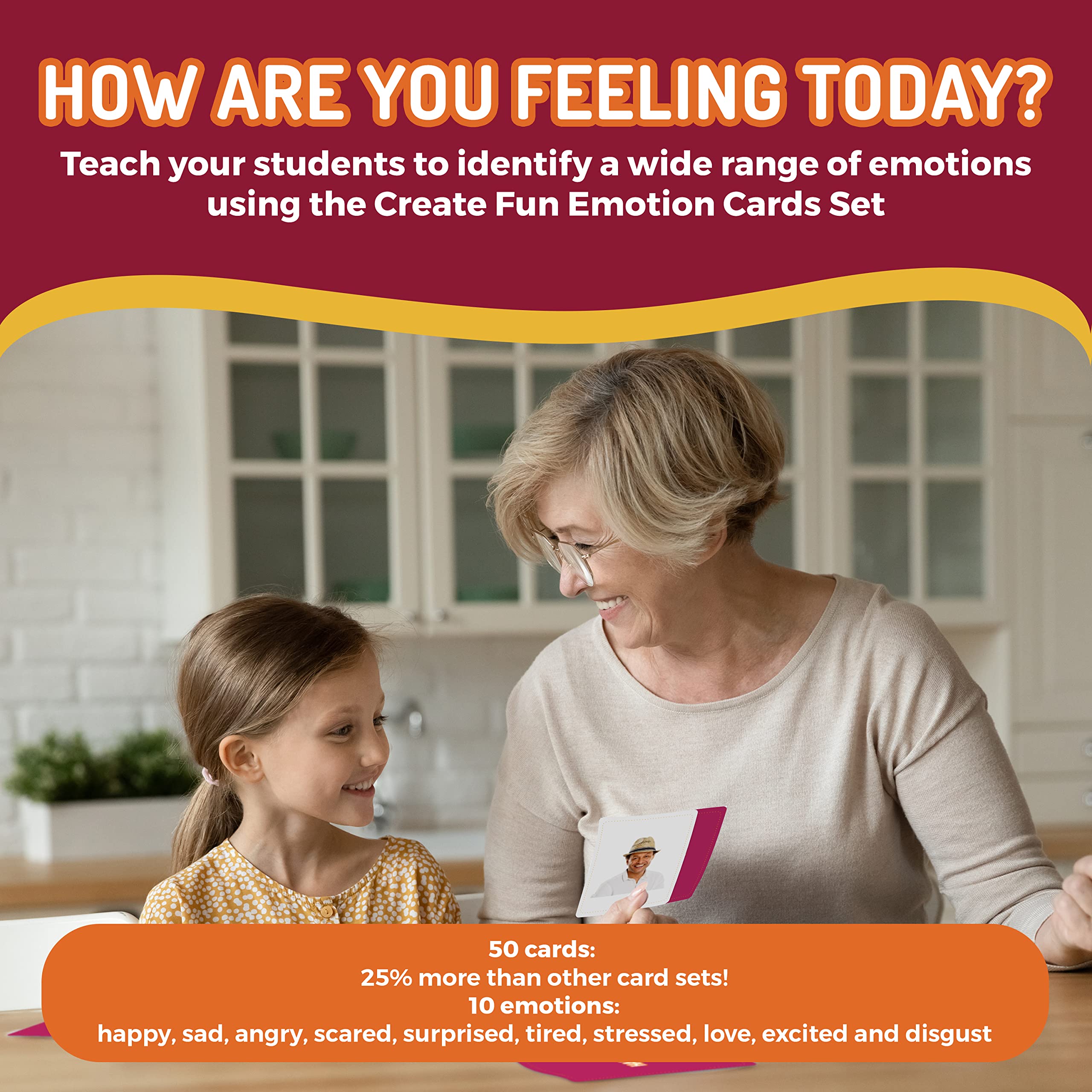 Mua Emotions Flash Cards Volume 1-50 Feeling Photo Cards for Kids and ...
