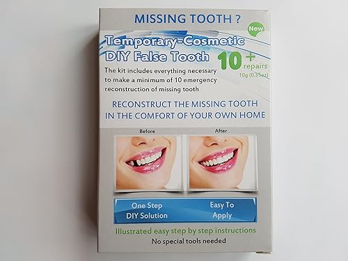 CREADENT Kit for replacing a missing tooth with a temporary cosmetic ...