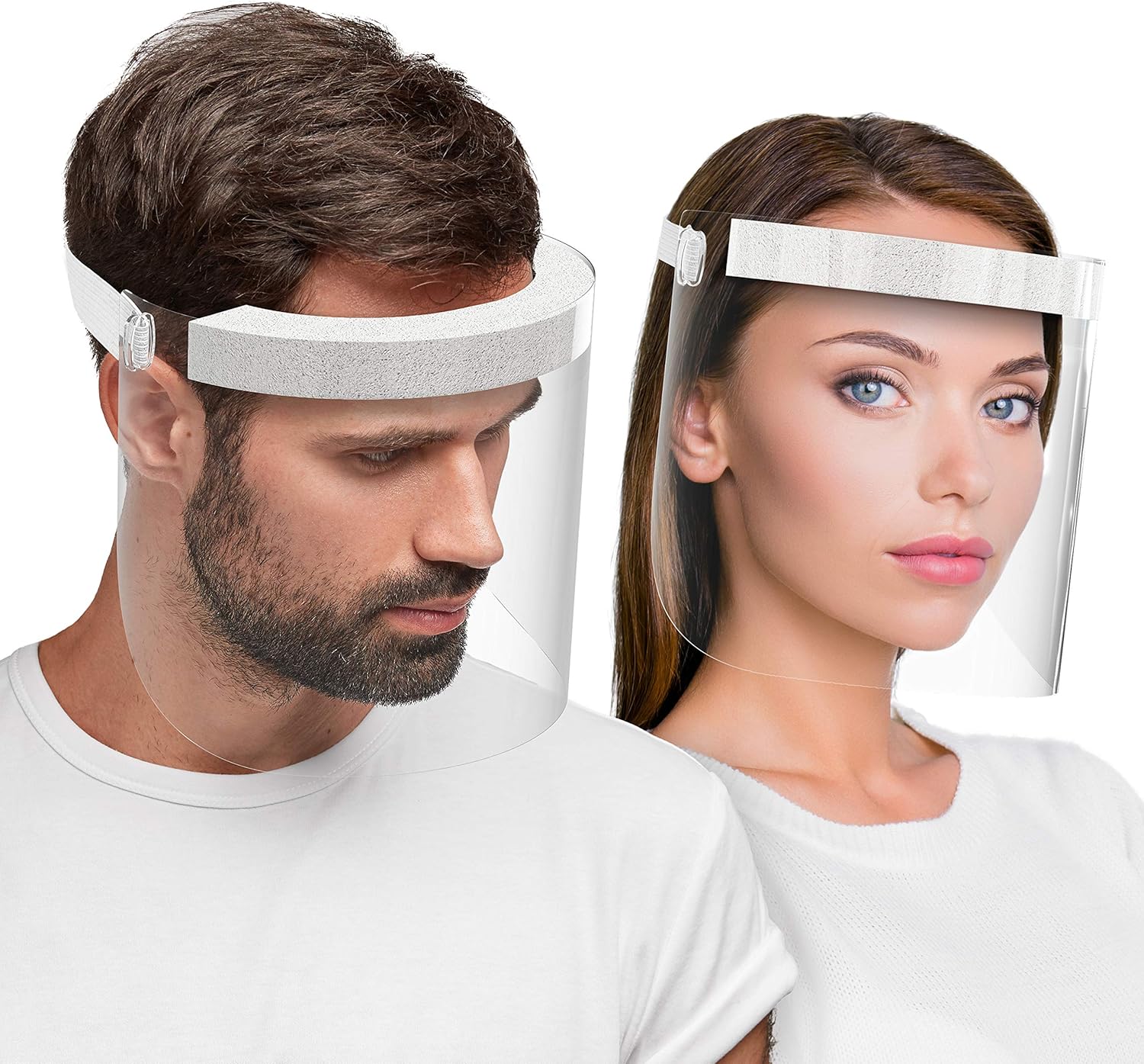 HARD 2x visor face protection Face Shield with Anti Fog, certified ...