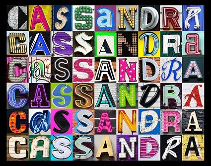 Amazon.com: Cassandra Personalized Name Poster Using Sign Letters - 11 ...