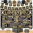Amazon.com: 50th Birthday Decorations for Men Women,16PCS Back in 1975 ...