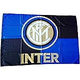 BANDIERA INTER UFFICIALE grande cm.100x140 F.C.INTERNAZIONALE: Amazon ...