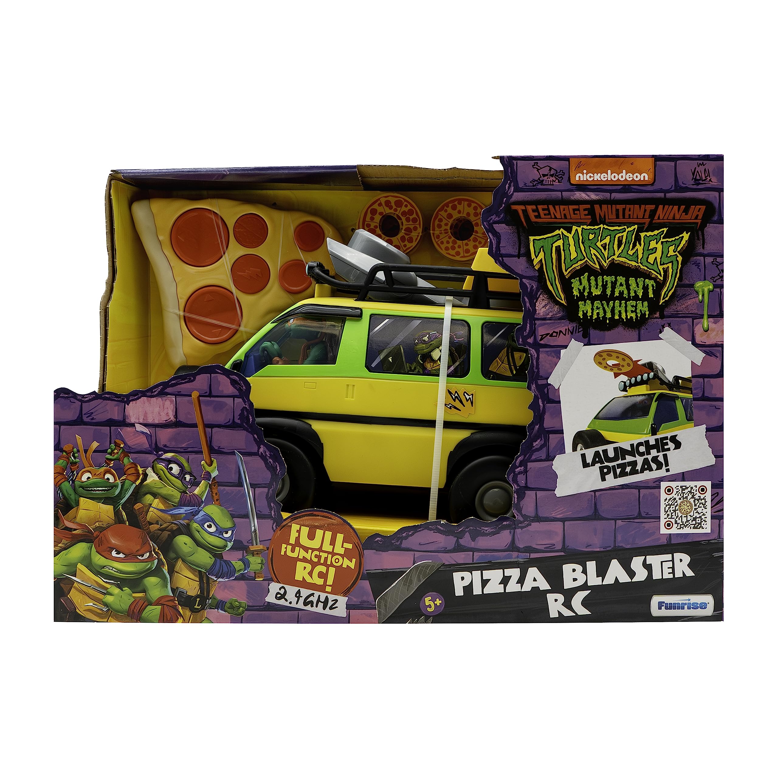 Mua Teenage Mutant Ninja Turtles Toy, Pizza Blaster RC Vehicle with 6 ...