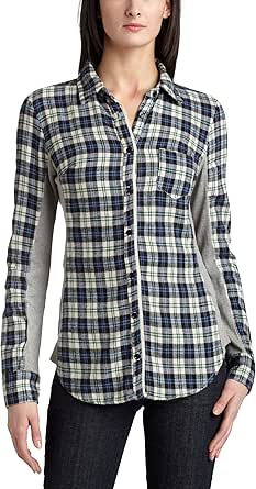 Splendid Women's Seattle Plaid Button Down Top at Amazon Women’s Clothing store