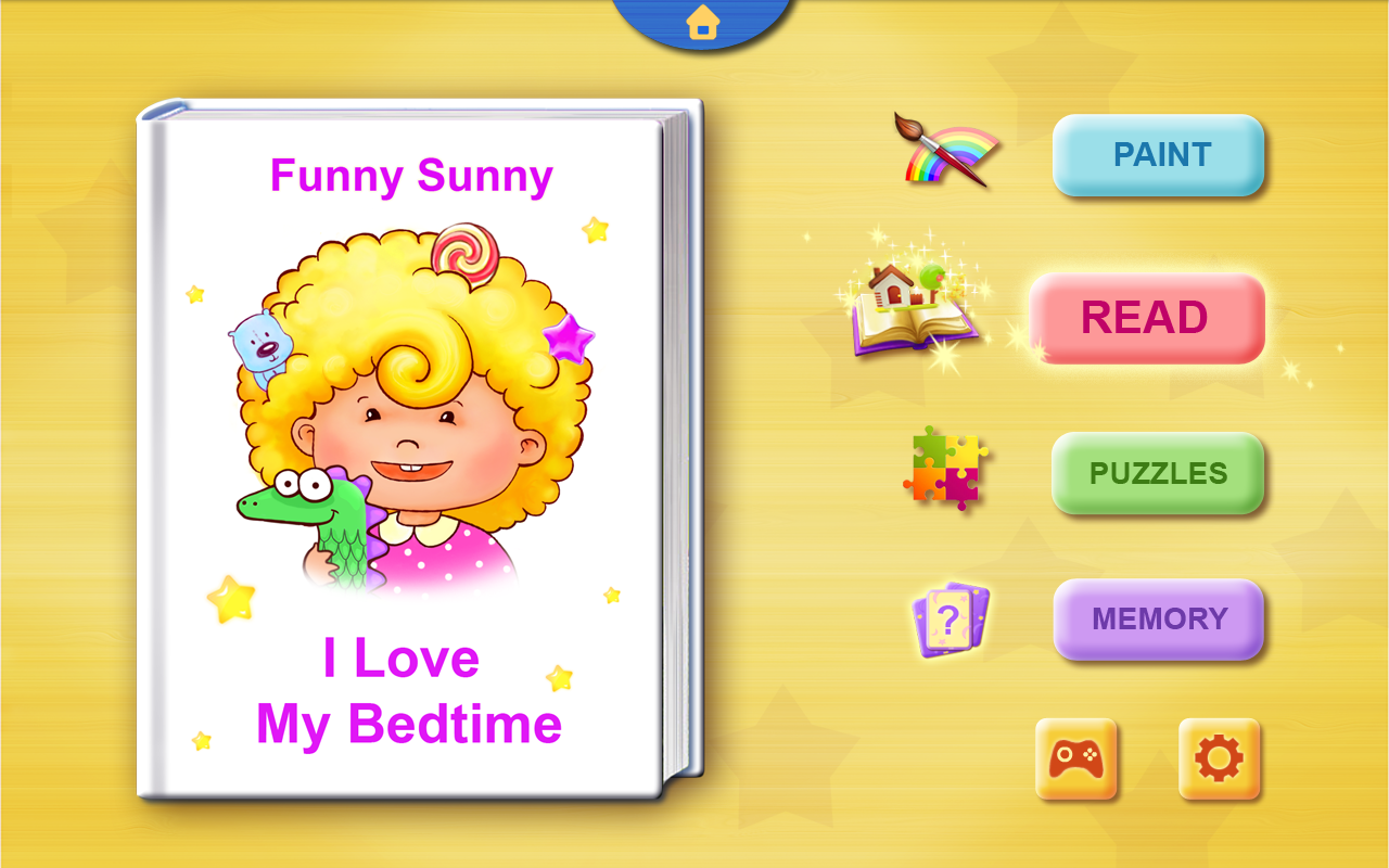 Funny Sunny: I Love My Bedtime Lite(Paint, Jigsaw Puzzles, Memory Games ...