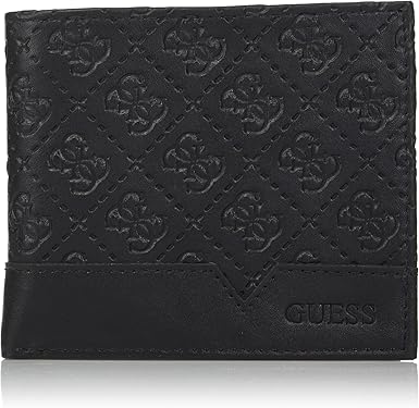 GUESS Men's Leather Slim Bifold Wallet at Amazon Men’s Clothing store
