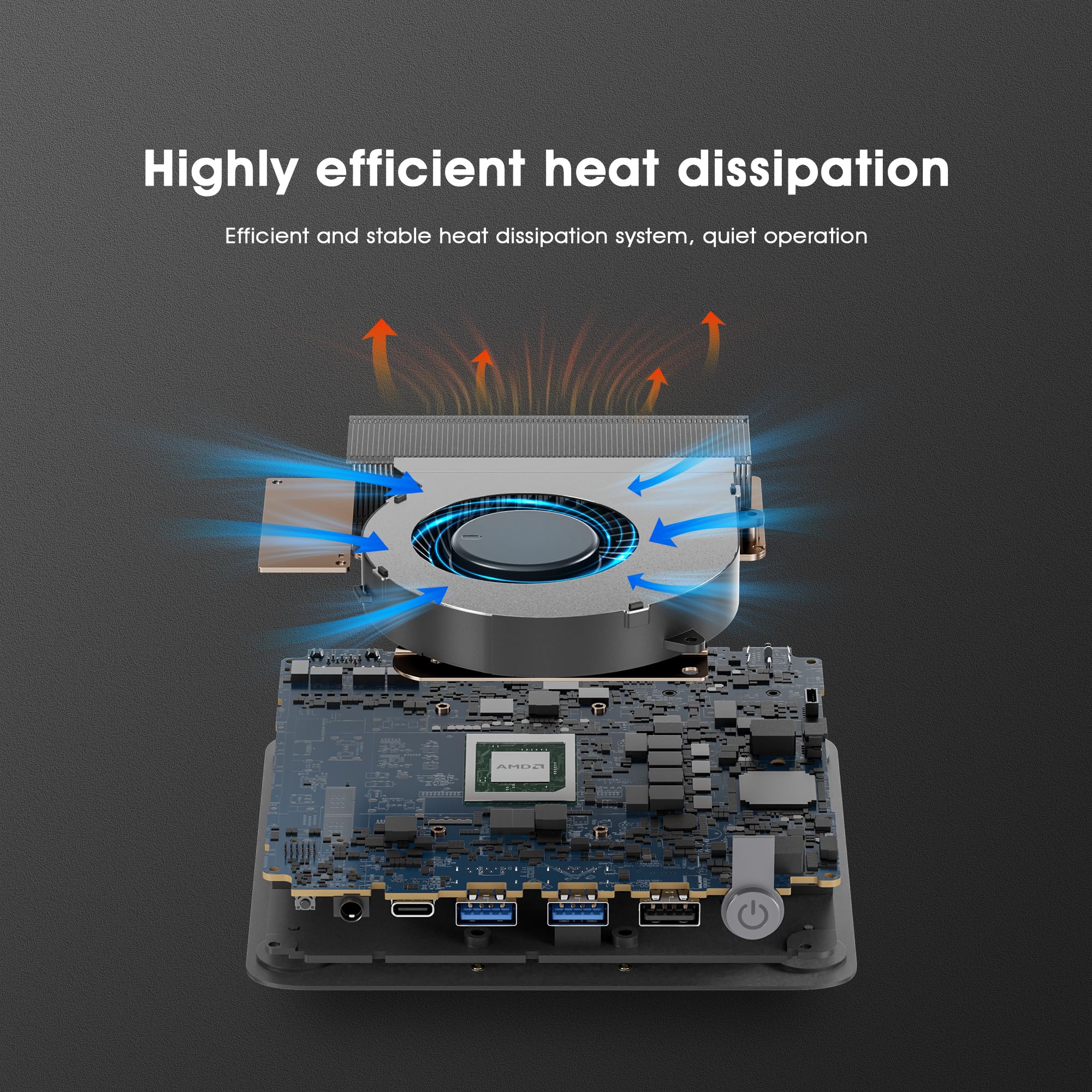 Mua Gaming Mini PC Ryzen 7 7840HS Windows 11 Pro Mini Computers, Radeon ...